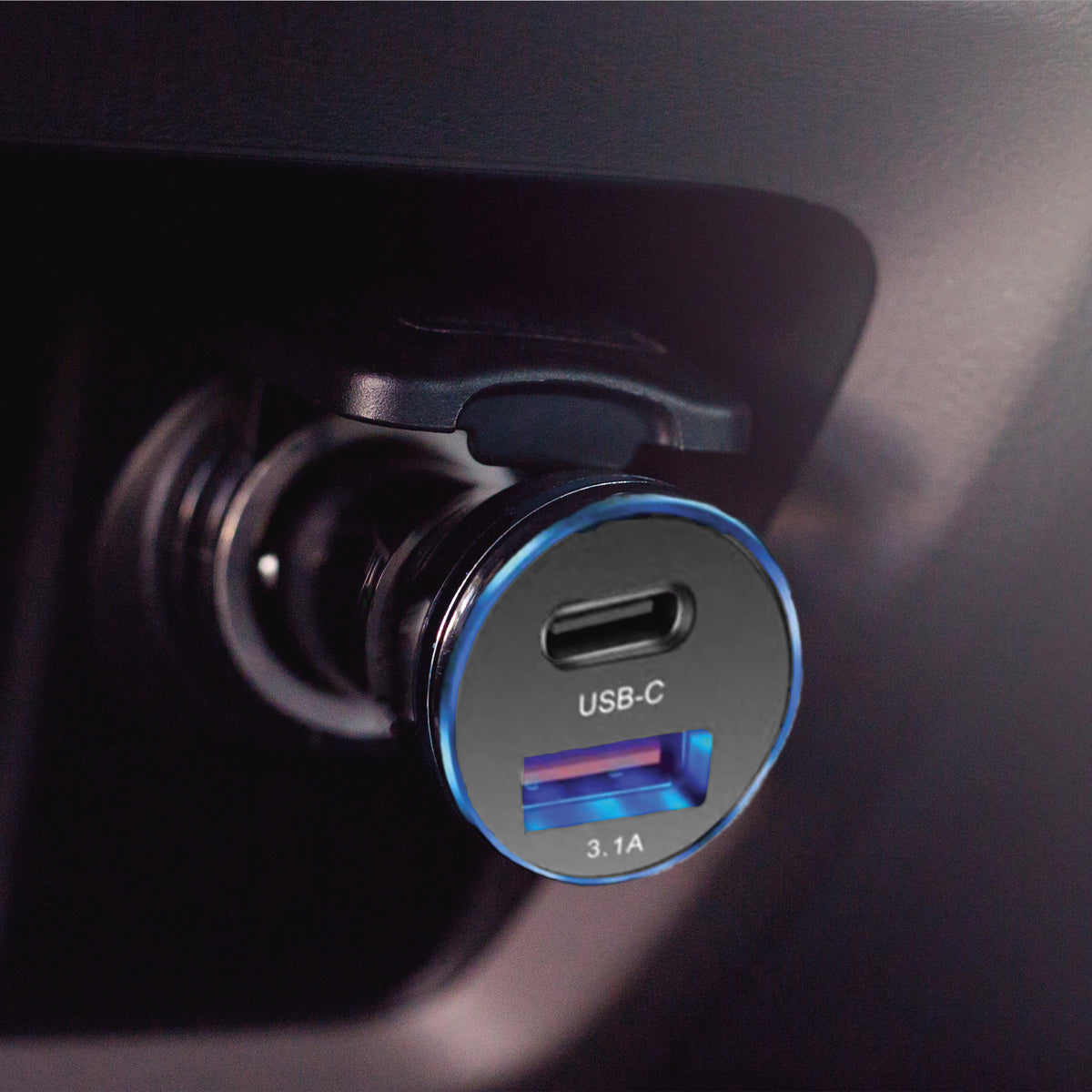 Ciao Tech 12V Car Charger USB-A & USB-C Output- Black – Lifeware Group